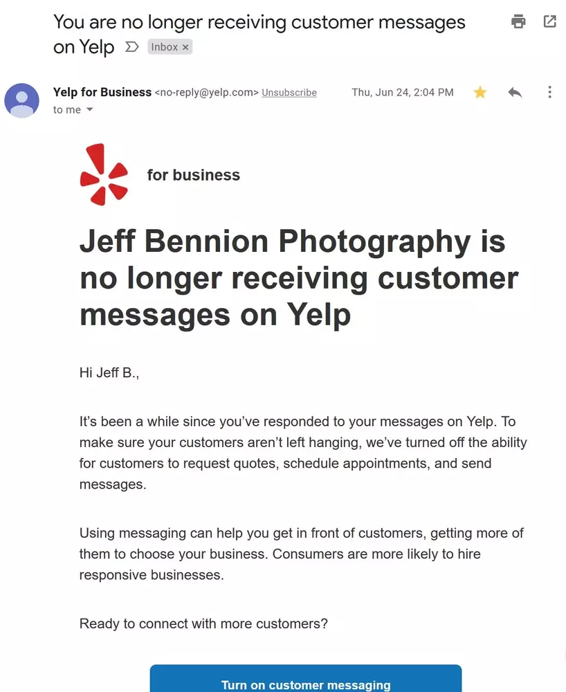 Proč je Yelp pro fotografy nejhorším místem pro reklamu 6776_14