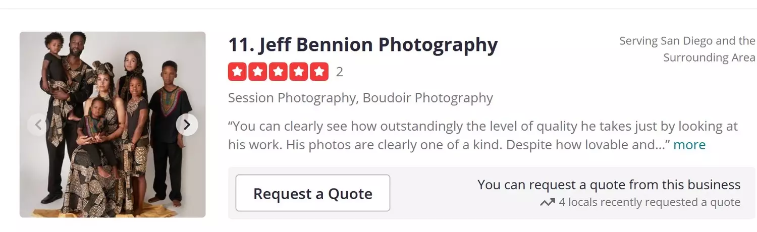 کیوں Yelp فوٹوگرافروں کے لیے اشتہار دینے کی بدترین جگہ ہے۔ 6776_6