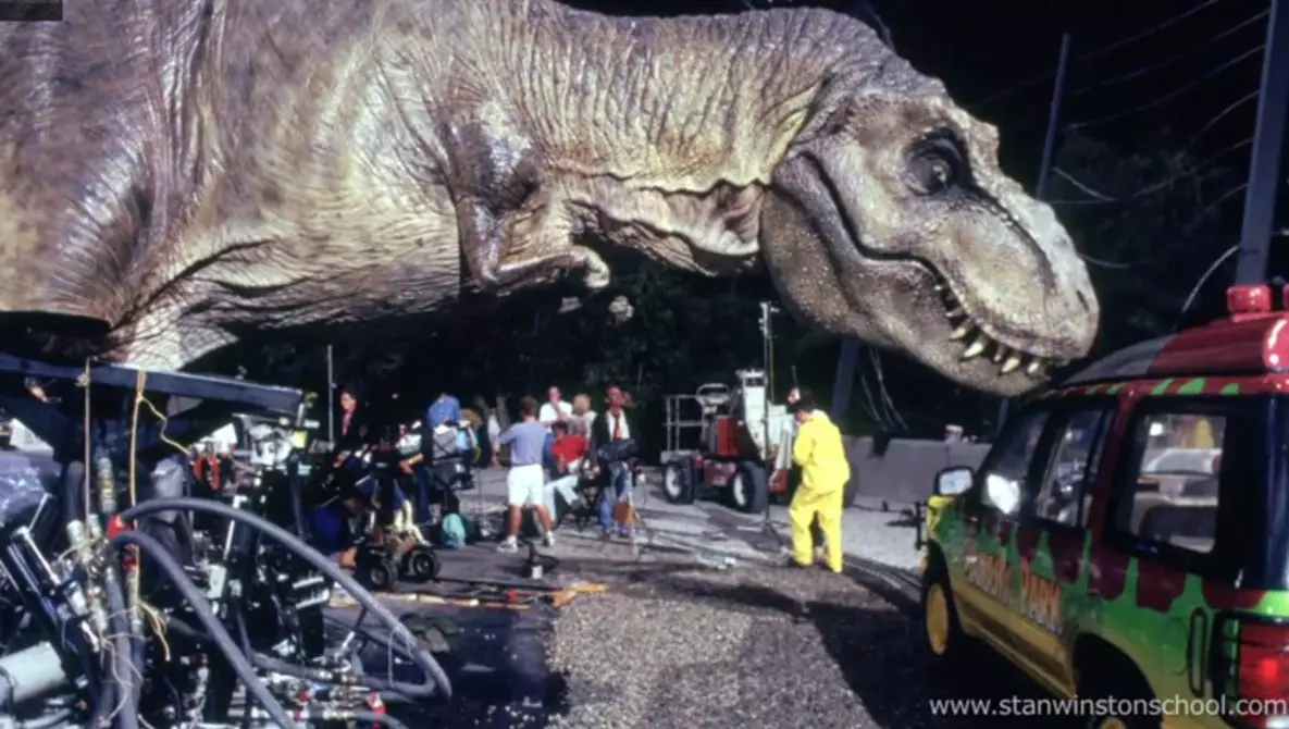 De Animatronic Dinosaurussen bouwe foar Jurassic Park